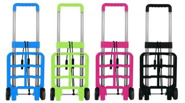 Mini chariot pliable capacité 15 Kg Noir - 9.90